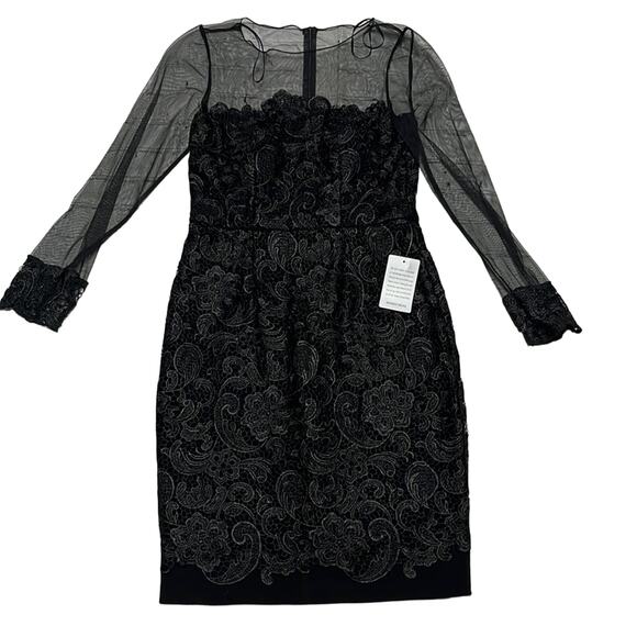 Patra | Dresses | Nwt Patra Dress Long Sleeve Mesh Lace 8 | Poshmark